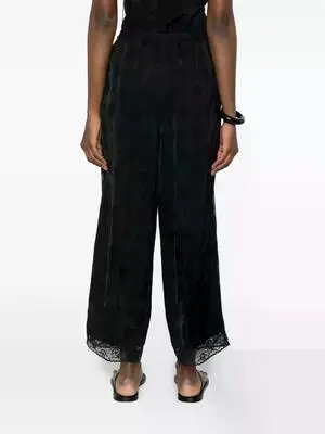 Sandro Lace-trim Palazzo Pants