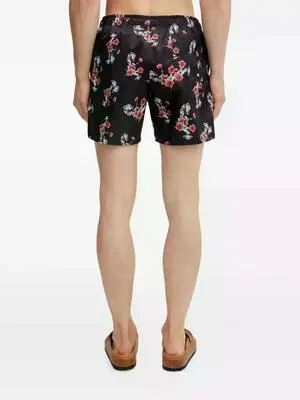 Rhude Floral Print Drawstring Swim Shorts