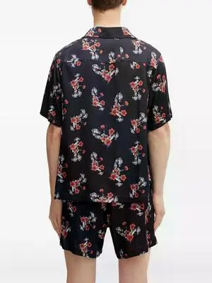 Rhude Floral-print Silk Shirt