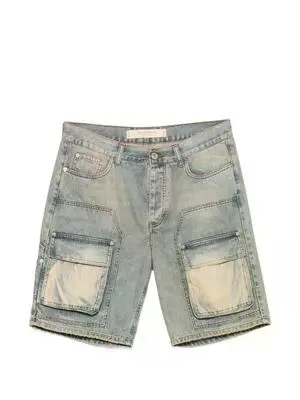 YES LONDON Faded Cargo Shorts