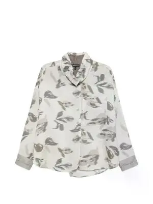 Emporio Armani Leaf Print Shirt