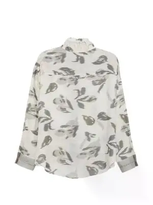 Emporio Armani Leaf Print Shirt