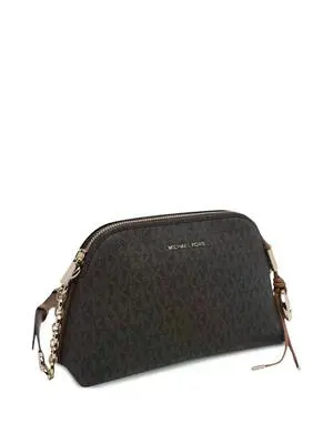 Michael Kors Freddie Logo-print Cross Body Bag - Brown