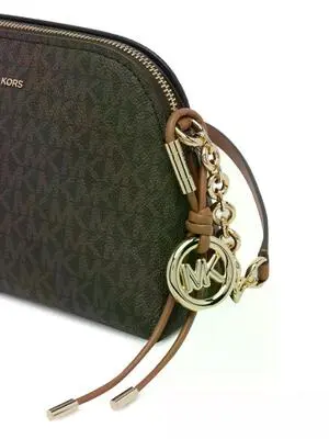 Michael Kors Freddie Logo-print Cross Body Bag - Brown