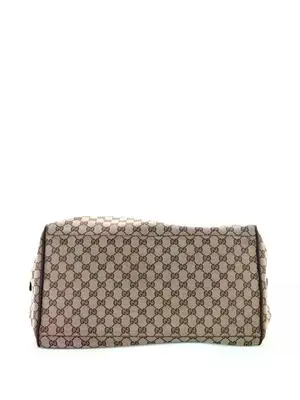 Gucci Gg Canvas Travel Duffle Bag - Brown