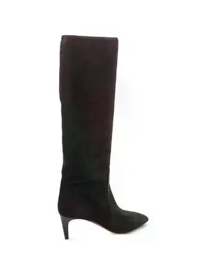 Paris Texas Pointed-toe Stiletto Boots - Brown