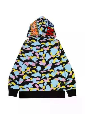 A BATHING APE Camouflage Shark Hoodie