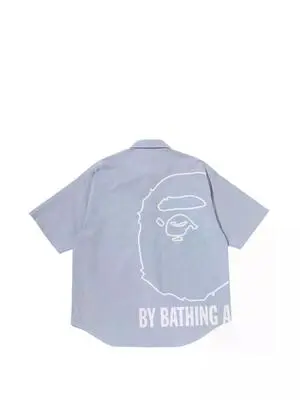 A BATHING APE Logo-print Short-sleeve Shirt