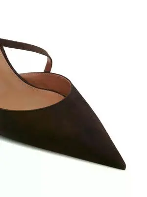 AQUAZZURA Dynasty Suede Pumps