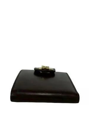FERRAGAMO 2010-2026 Leather Gancini Bifold Wallet Small Wallets