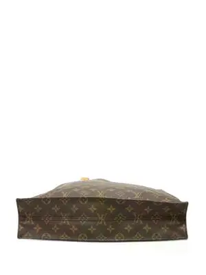LOUIS VUITTON Monogram Sac Plat Tote Bag - Brown