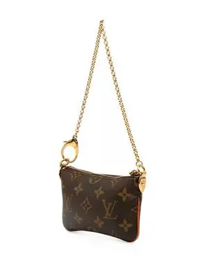 LOUIS VUITTON Monogram Millia Pm Shoulder Bag - Brown
