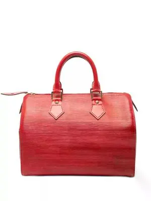 LOUIS VUITTON Epi Speedy 25 Boston Bag - Red