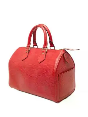 LOUIS VUITTON Epi Speedy 25 Boston Bag - Red