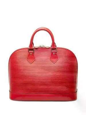 LOUIS VUITTON Epi Alma Pm Handbag - Red