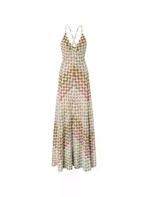 Missoni Zigzag-knit Open-back Dress