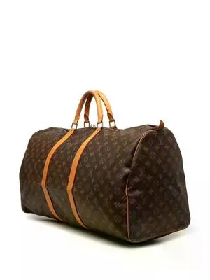 LOUIS VUITTON Keepall 60 Travel Bag - Brown