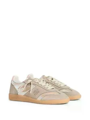 Dsquared2 Suede And Laminated Leather Sneakers - Neutrals