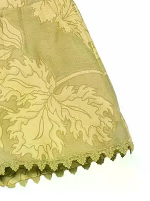 La DoubleJ Good Butt Jacquard Lace-trimmed Shorts