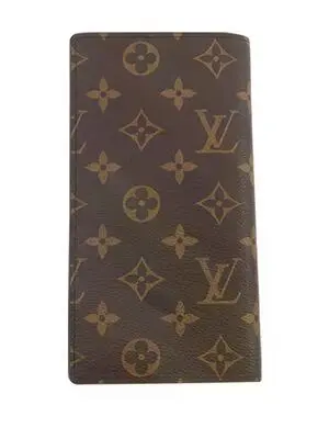 LOUIS VUITTON 2000-2026 Monogram Brazza Wallet Long Wallets - Brown