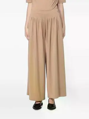 Max Mara Pleated Wide-leg Trousers
