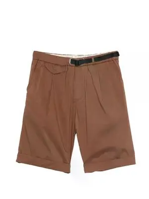 White Sand Slit Shorts For Men