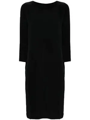 PRIVATE 0204 Silk Crepe Ruched Midi Dress