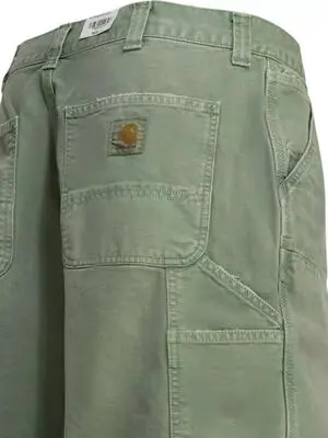 Carhartt Work In Progress Rivet Embellished Cotton Shorts