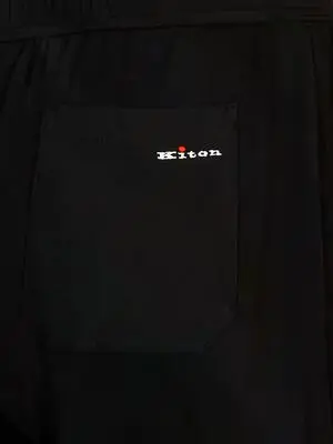 Kiton Logo-embroidered Pajamas Trousers