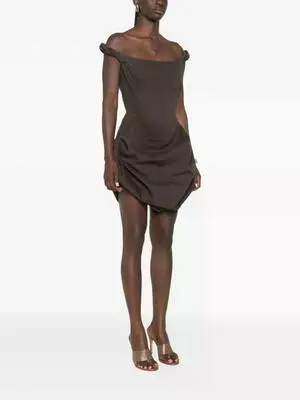 Magda Butrym Off-shoulder Mini Dress