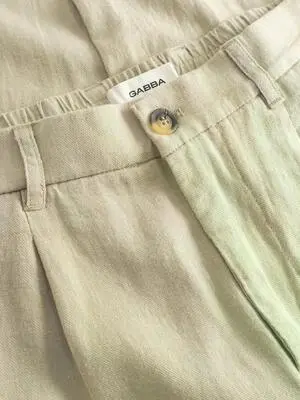 GABBA Pleated Trousers With Elasticated Waistband