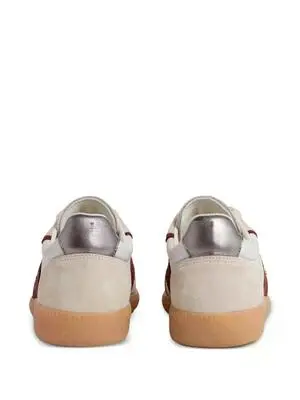 Dsquared2 Leather And Suede Rebels Sneakers - Neutrals