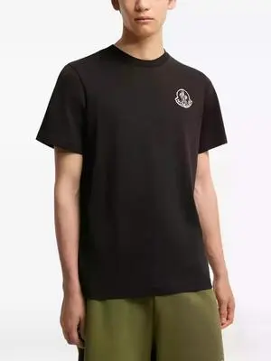 Moncler Logo-patch T-shirt - Black