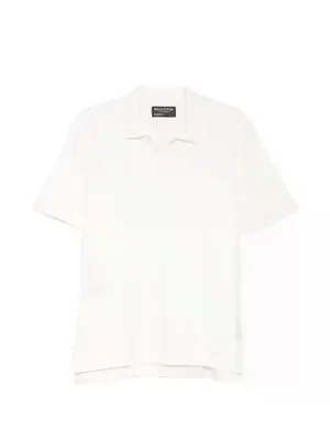 Marc O'polo Ribbed Knit Short-sleeve Top - Neutrals