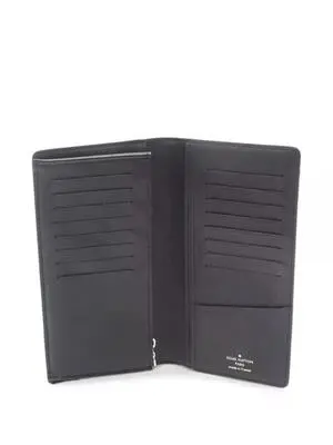 LOUIS VUITTON 2002 Portefeuil Brother Damier Wallet - Black