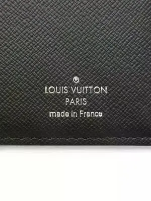 LOUIS VUITTON 2002 Portefeuil Brother Damier Wallet - Black