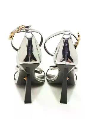 Versace Safety Pin Ankle Strap Sandals