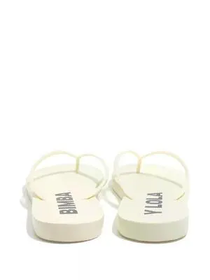 Bimba Y Lola Logo Print Flip Flops