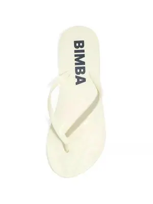 Bimba Y Lola Logo Print Flip Flops