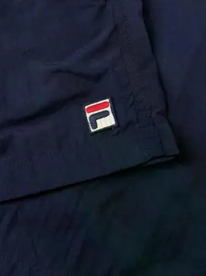 FILA Logo Embroidered Drawstring Swim Shorts