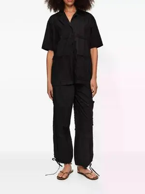 Bimba Y Lola Embroidered Patchwork Drawstring Trousers