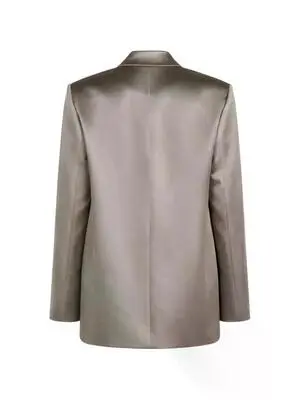 THE SEI Single-breasted Silk Blazer