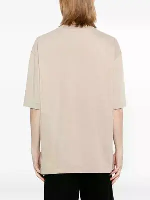 Off-White Logo-print Cotton T-shirt - Neutrals