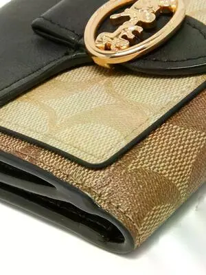 COACH Georgie Monogram Canvas Wallet