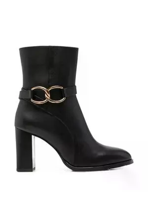 SERGIO MORETTI FIRENZE Leather Ankle Boots