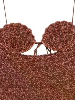 Oseree Lumière Shell Cutout One-piece Swimsuit