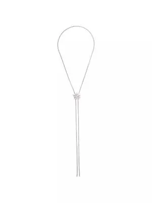LAG WORLD Spine Tie Necklace - Silver