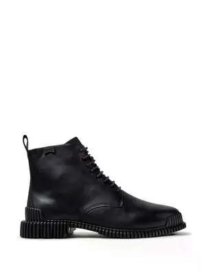 Camper Pix Lace-up Ankle Boots - Black