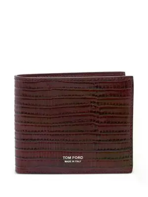 TOM FORD Leather Wallet - Red