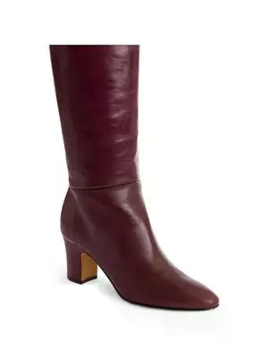 Alberta Ferretti Leather Knee-high Boots